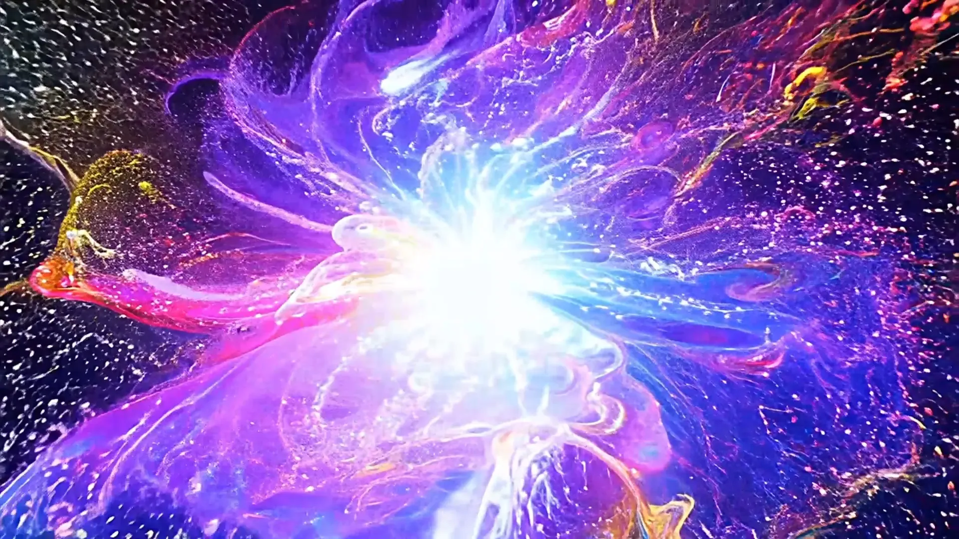 Abstract Color Explosion Overlay For Bold Video Projects | Videos